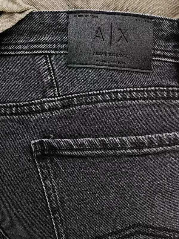 Armani Exchange Slim-fit Faded Jeans