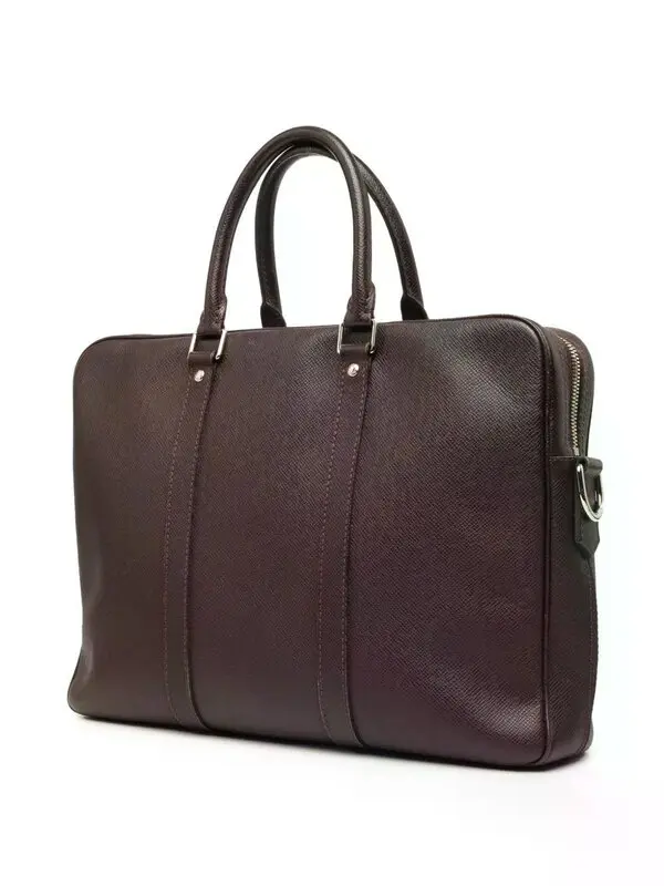 LOUIS VUITTON Taiga Porte Documents Voyage Pm Business Bag