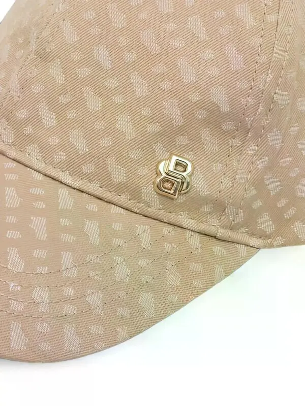 BOSS Monogram Pattern Logo Plaque Baseball Cap