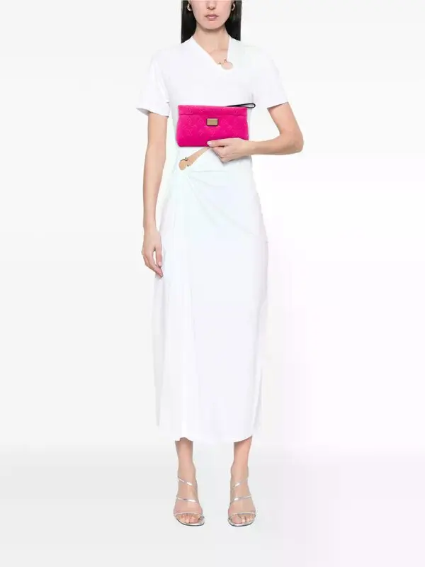 LOUIS VUITTON Monogram Embossed Neoprene Scuba Clutch Bag