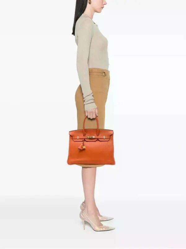 Hermès 2022 Togo Birkin Retourne 35 Handbag