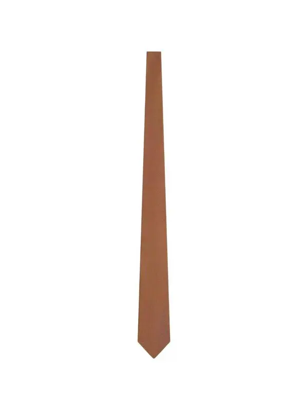 FURSAC Silk Neck Tie - Brown