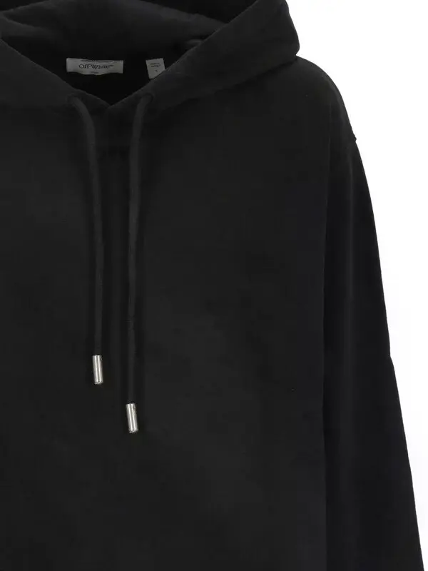 Off-White Embroidered-logo Drawstring Hoodie