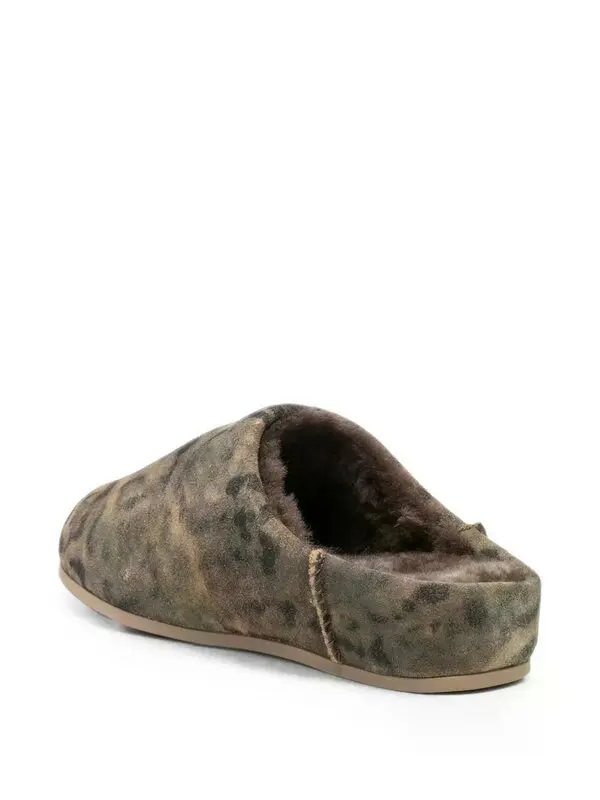 UGG Elea Leopard-print Shearling Slippers