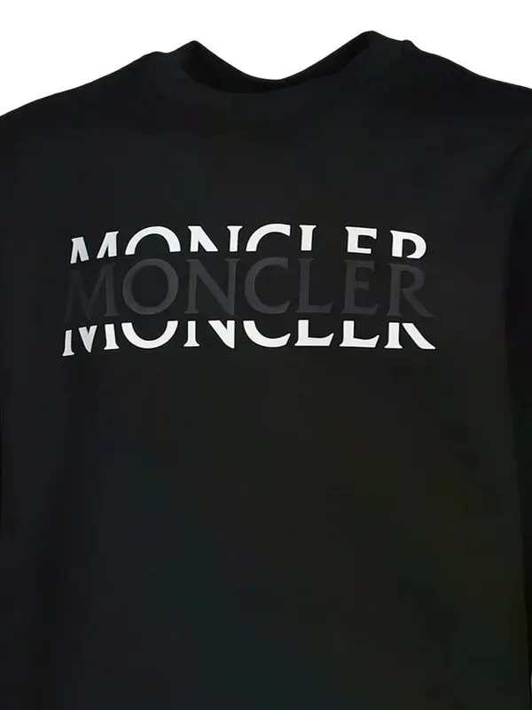 Moncler Logo Print Crew Neck Sweater