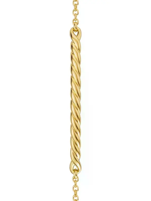 David Yurman Smile Bar Chain Bracelet - Gold