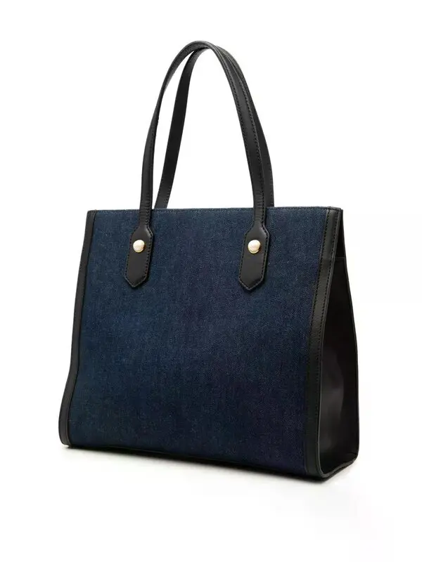 Gucci Embroidered Tiger Denim Tote Bag