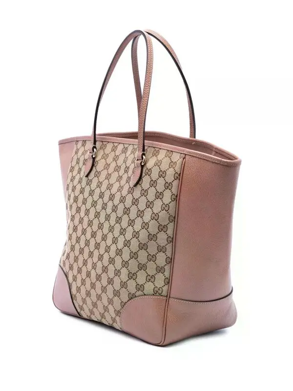Gucci 2016-2026 Gg Canvas And Leather Bree Tote Bag