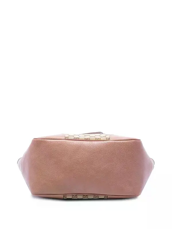 Gucci 2016-2026 Gg Canvas And Leather Bree Tote Bag