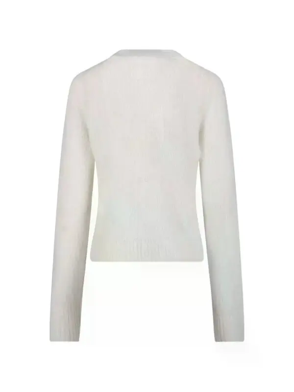 LISA YANG Fine Knit Crew Neck Sweater