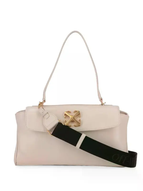 Off-White Arrows Plaque Shoulder Bag - Neutrals