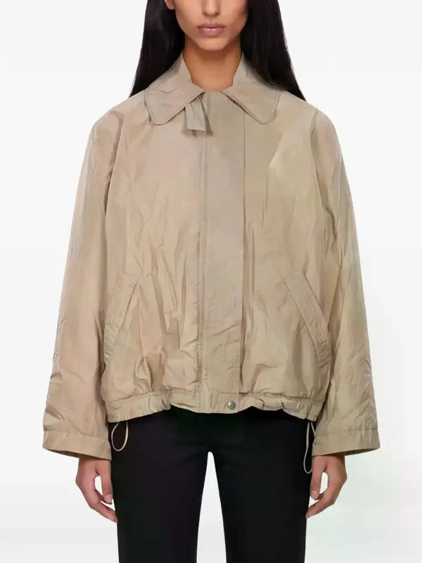 Magda Butrym Scarf-detail Zip-up Jacket