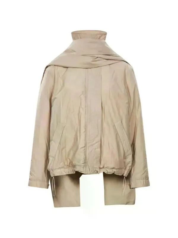 Magda Butrym Scarf-detail Zip-up Jacket