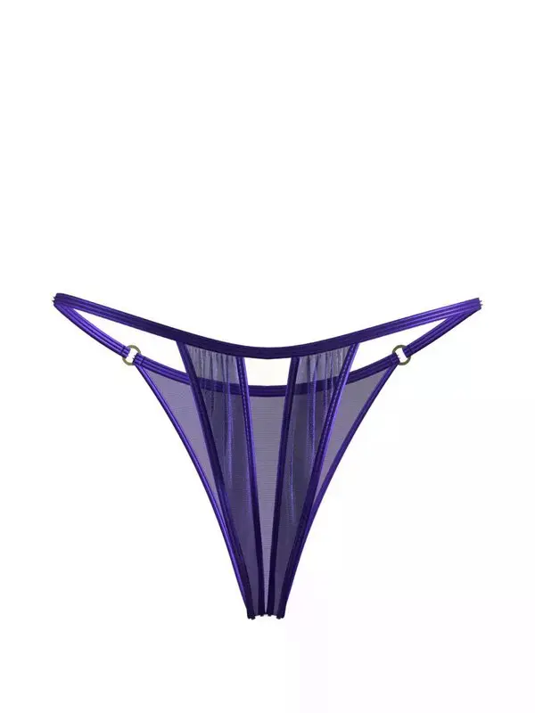 SCANDALE Show Me More Cut-out Thong - Purple