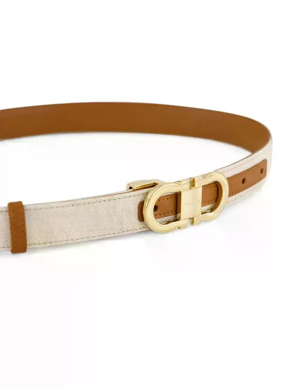 FERRAGAMO Reversible And Adjustable Gancini Belt