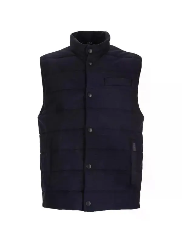 FAY Quilted High-neck Gilet