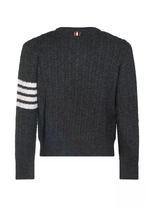 Thom Browne Anchor Cable-knit Sweater