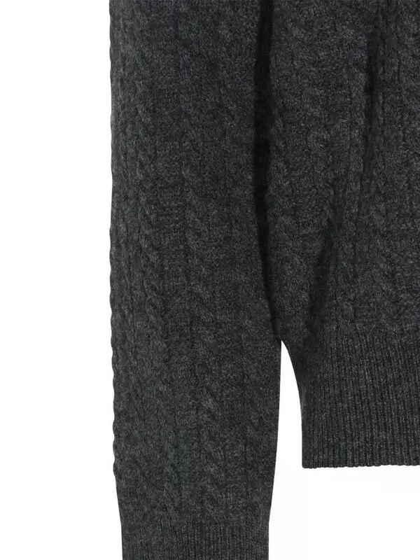 Thom Browne Anchor Cable-knit Sweater