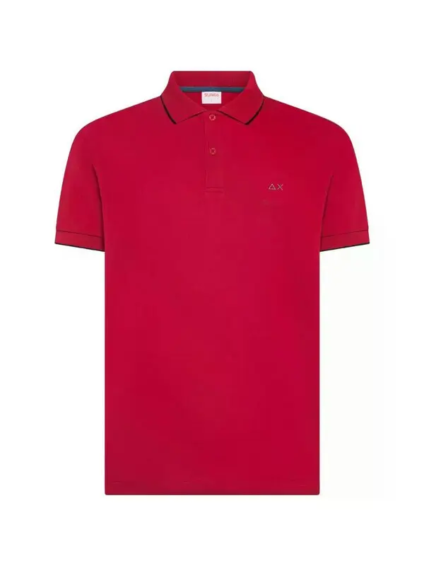 SUN 68 Logo-embroidered Piqué Polo Shirt