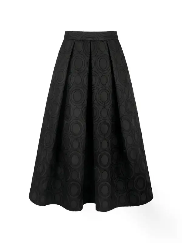 LUNATICA MILANO Jacquard Zenith Pleated Skirt