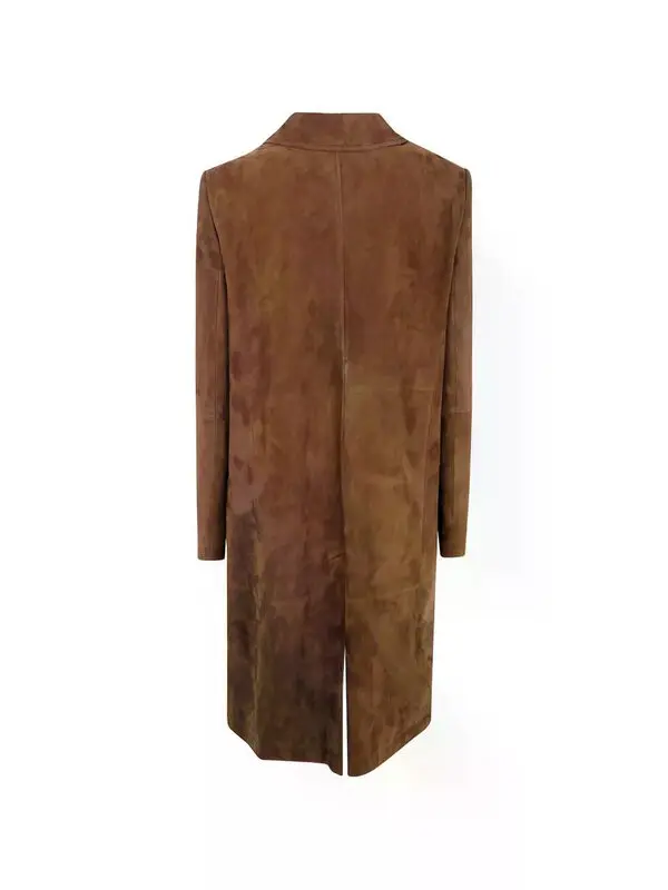 TOM FORD Single-breasted Leather Coat
