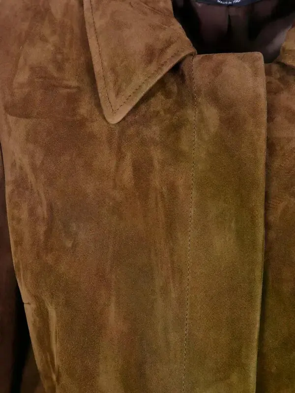 TOM FORD Single-breasted Leather Coat