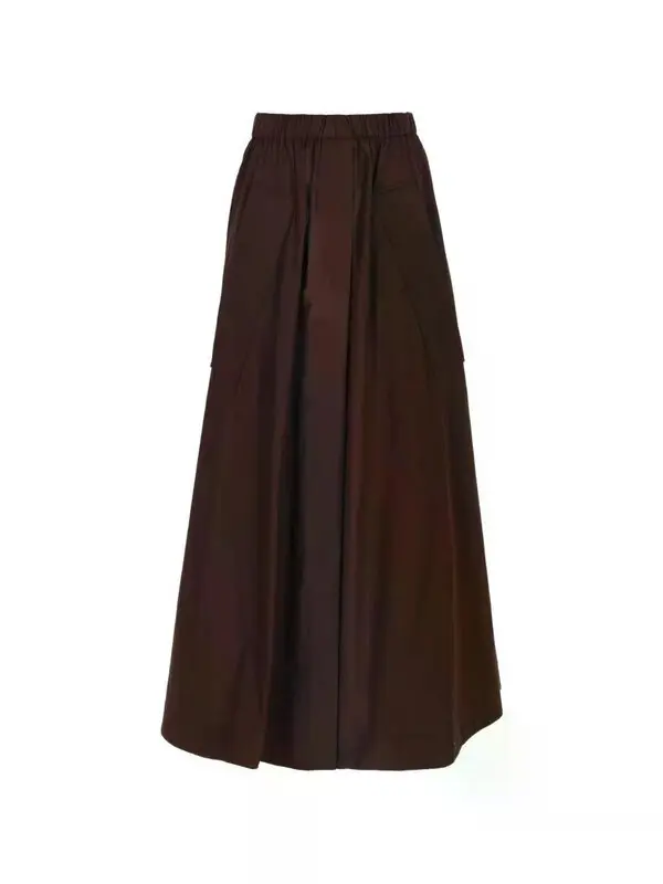 Co Parachute A-line Maxi Skirt - Brown