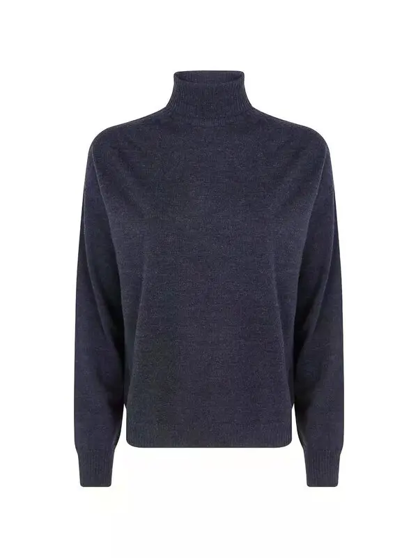 DRUMOHR Roll-neck Wool Sweater - Grey