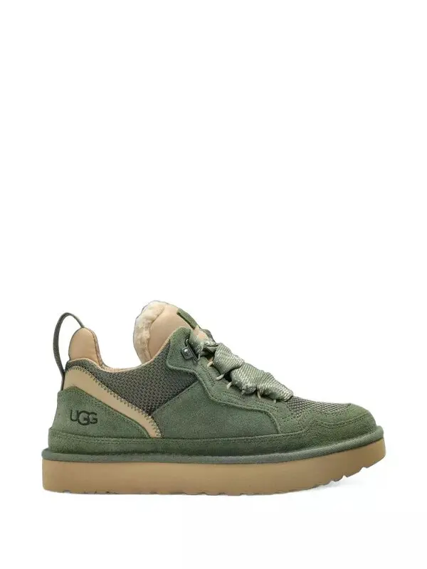 UGG Lowmel Panelled Leather Sneakers - Green