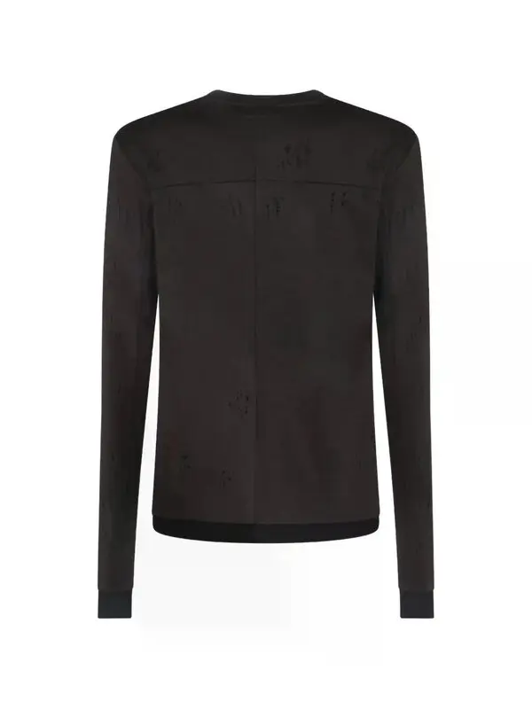 THOM KROM Distressed Long-sleeve T-shirt