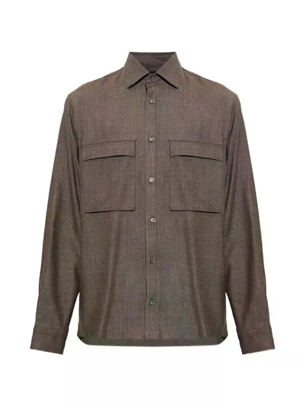 Paul & Shark Chest-pocket Shirt - Brown