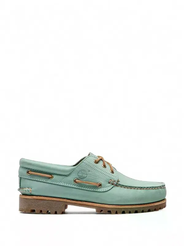 Timberland Leather Boat Shoes - Blue