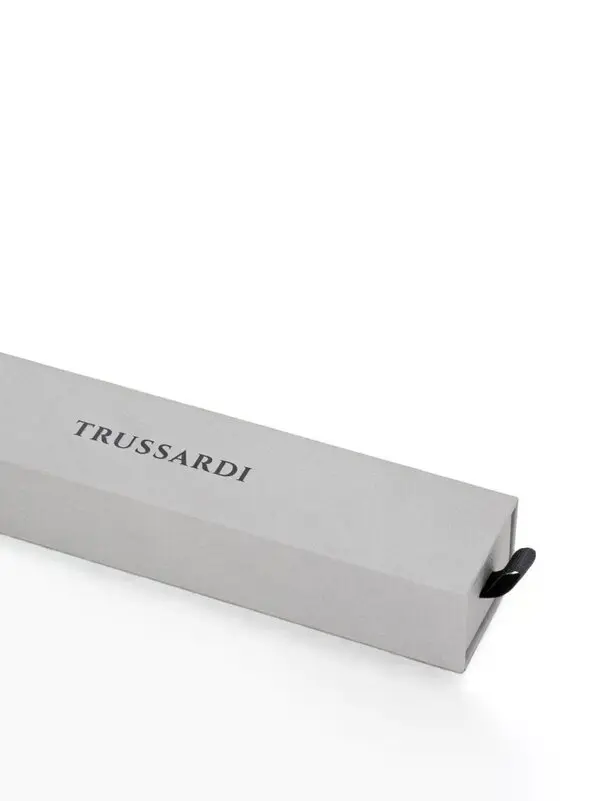 TRUSSARDI Crystal-embellished Oval Pendant Bracelet