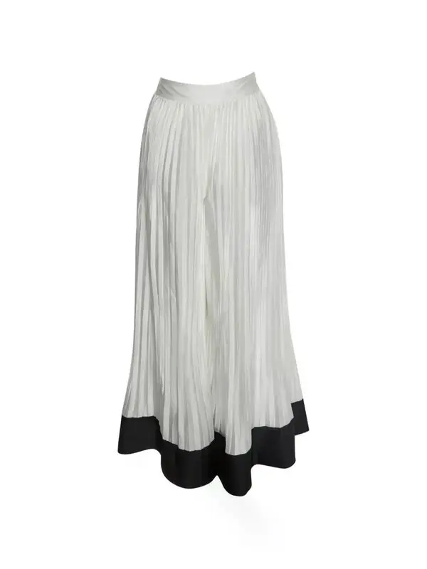 Karl Lagerfeld Pleated Wide-leg Trousers