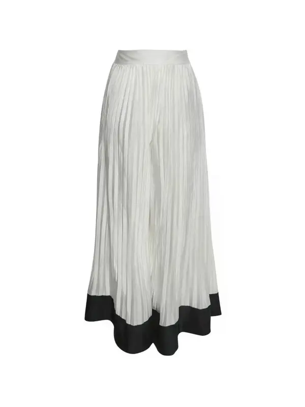Karl Lagerfeld Pleated Wide-leg Trousers