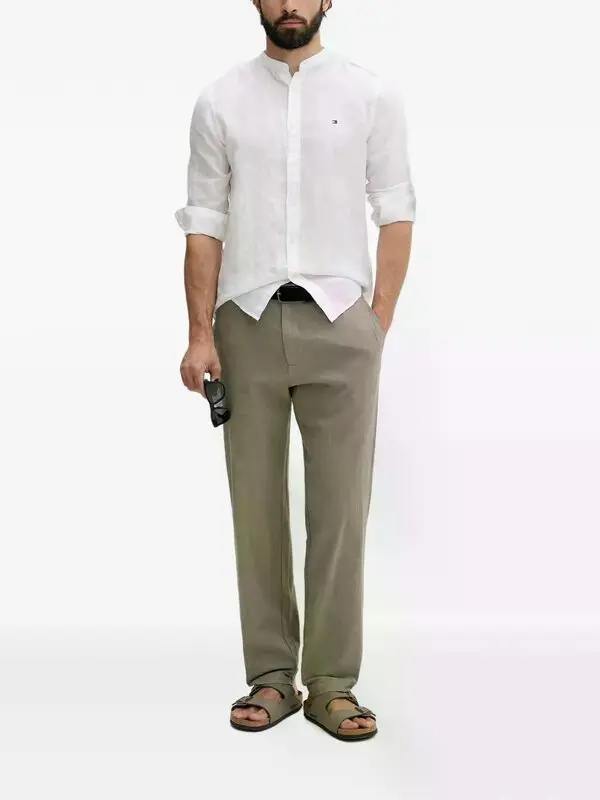 Armani Exchange Straight-leg Trousers - Green