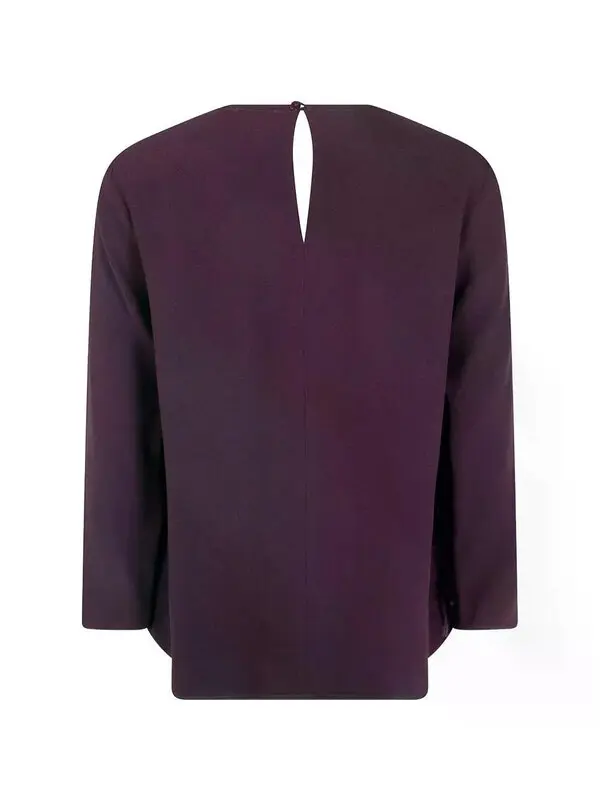 Antonelli Firenze Feather-trim Long-sleeved Blouse