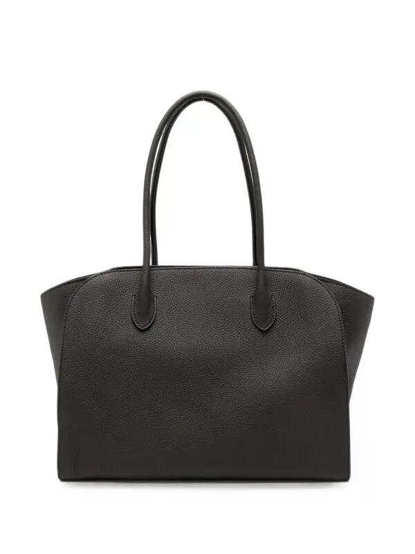 THE ROW Marlo 14 Grained Leather Tote Bag - Brown