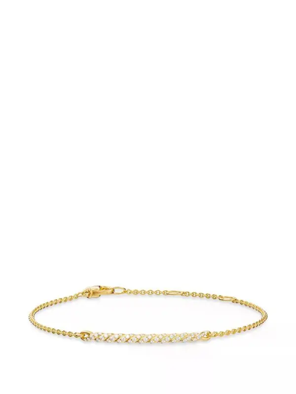 David Yurman Diamond Smile Chain Bracelet - Gold
