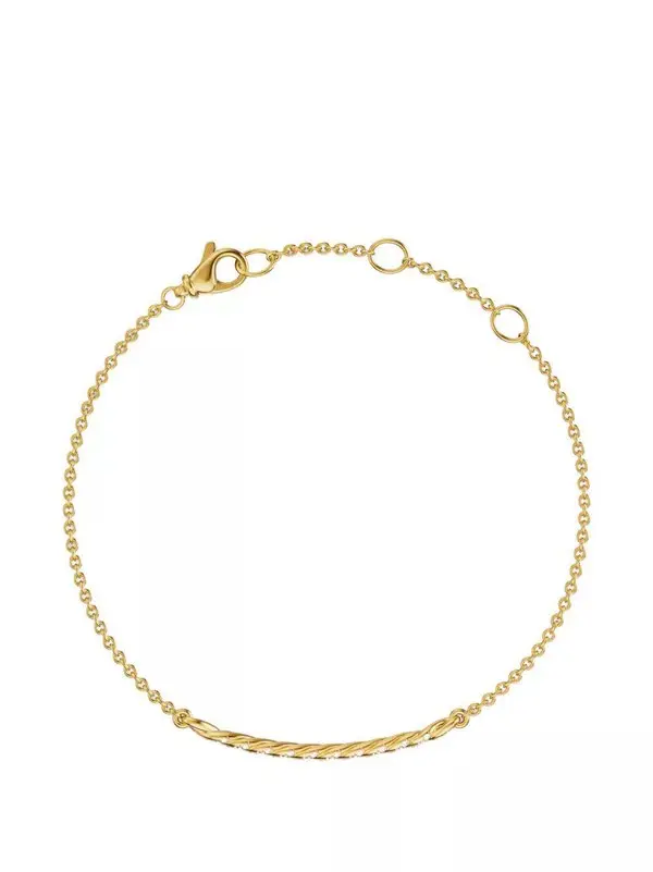 David Yurman Diamond Smile Chain Bracelet