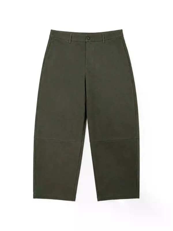 WOC Manaus Panelled Twill Trousers - Green