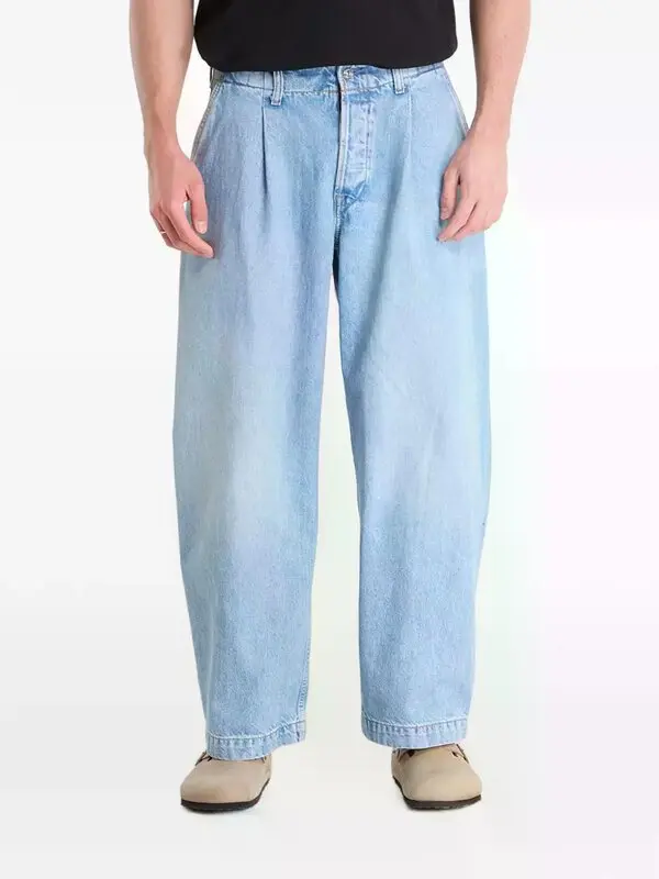 Calvin Klein Pleat Detail Barrel Jeans