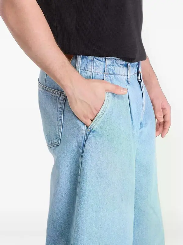 Calvin Klein Pleat Detail Barrel Jeans
