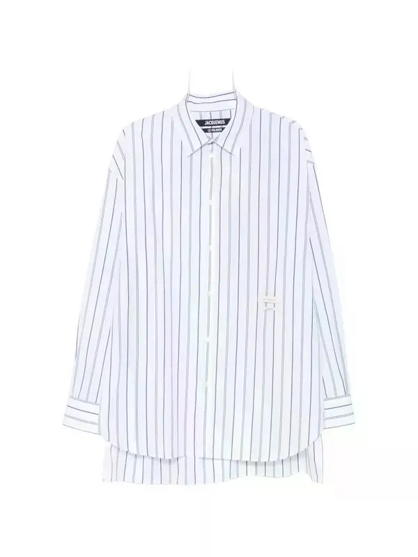 Jacquemus Pisco Striped Shirt - White