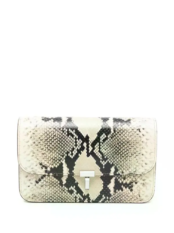 TOTEME T-lock Clutch Bag - Neutrals