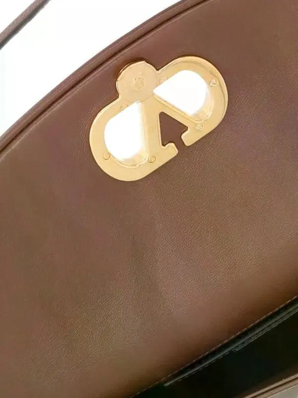 Valentino Garavani Small Nappa Shoulder Bag - Brown