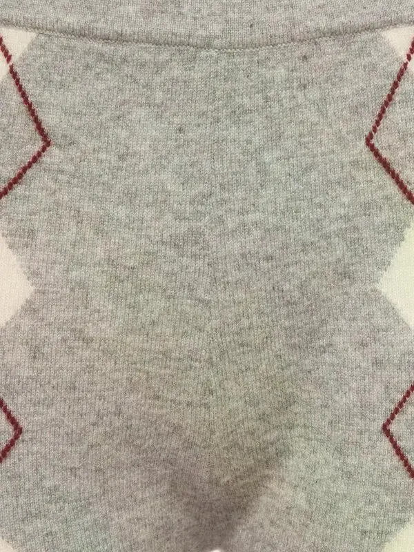 Sandro Miloe Argyle Knit Shorts