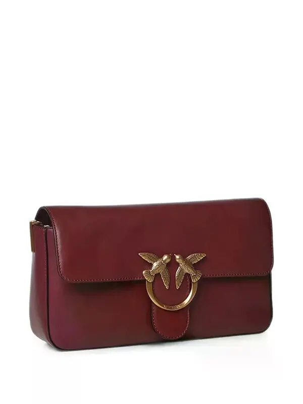 Pinko Love Birds Leather Shoulder Bag