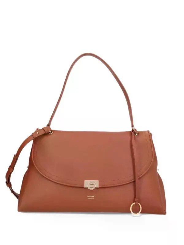 FERRAGAMO Sofia 2026 Shoulder Bag - Brown