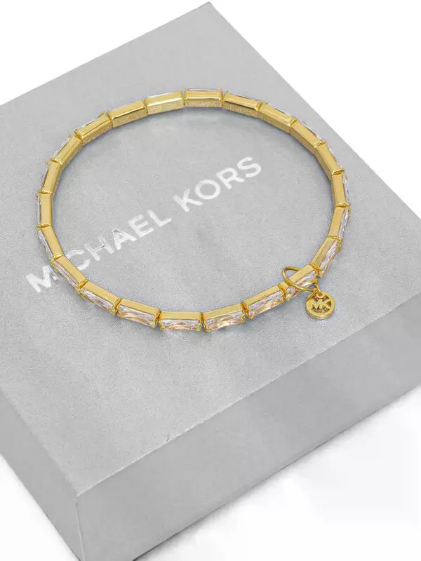 Michael Kors Baguette-cut Crystal-embellished Bracelets